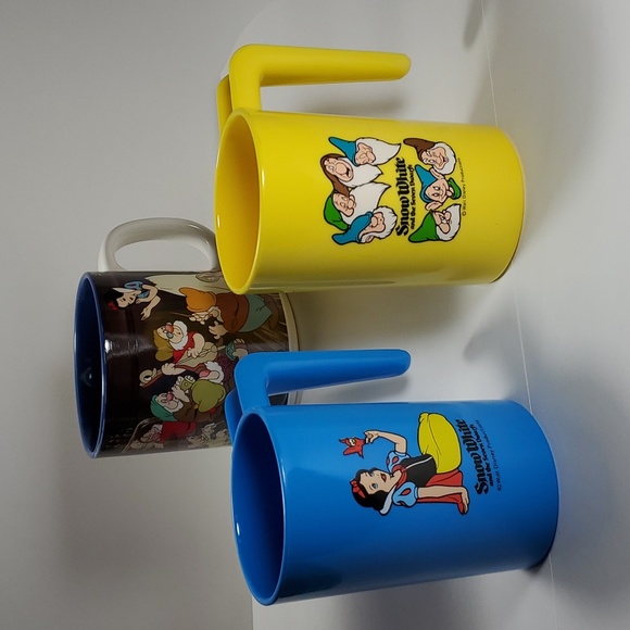 Disney | Dining | Vintage Disney Snow White Cupmug Bundle 3 | Poshmark